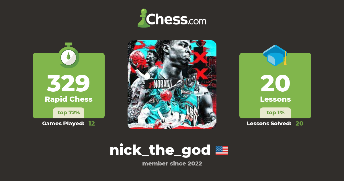 Nicholas Fields (nick_the_god) - Chess Profile - Chess.com
