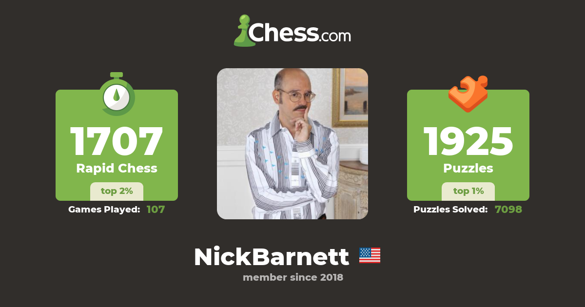 Bill Brasky (NickBarnett) - Chess Profile - Chess.com