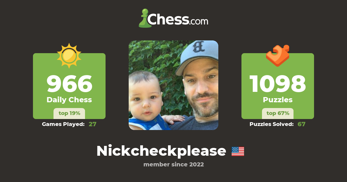 Nick P (Nickcheckplease) - Chess Profile - Chess.com