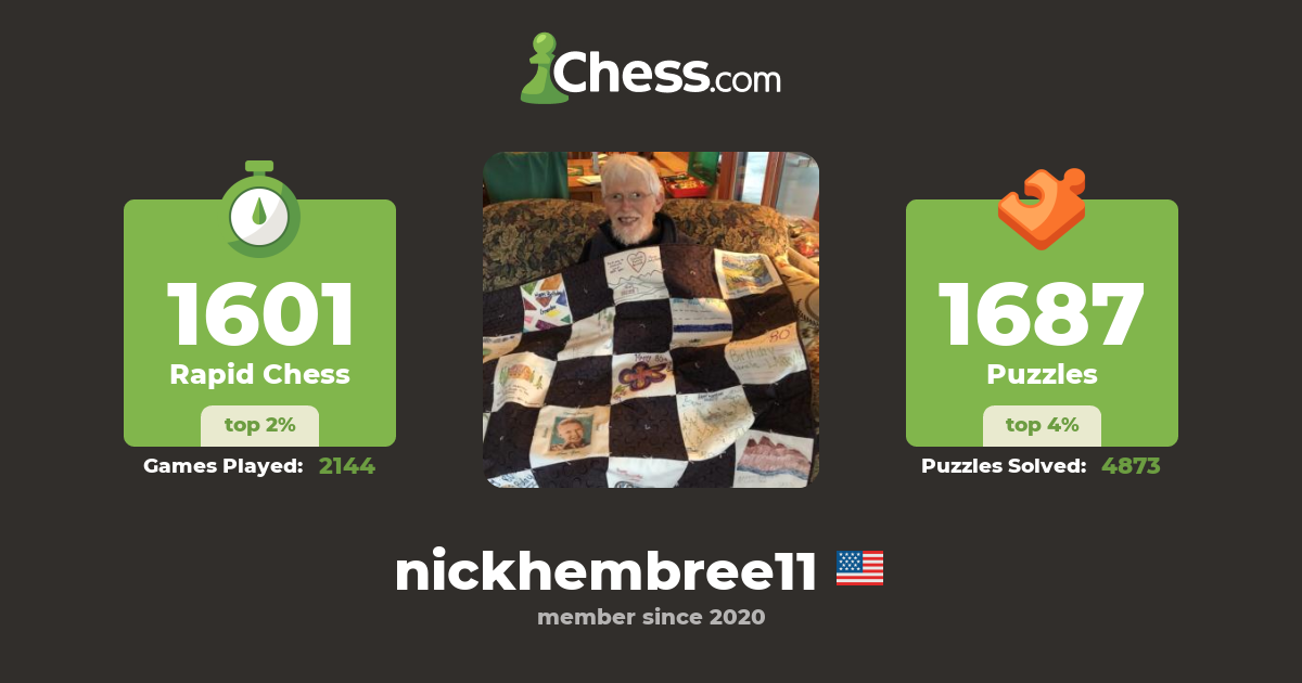 Nick Hembree (nickhembree11) - Chess Profile - Chess.com