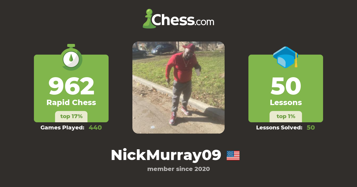 Nick Murray (NickMurray09) - Chess Profile - Chess.com