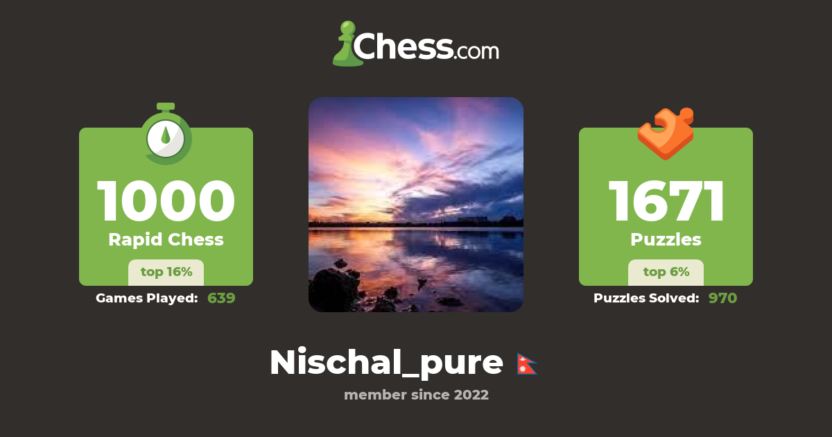 Nischal (Nischal_pure) - Chess Profile - Chess.com