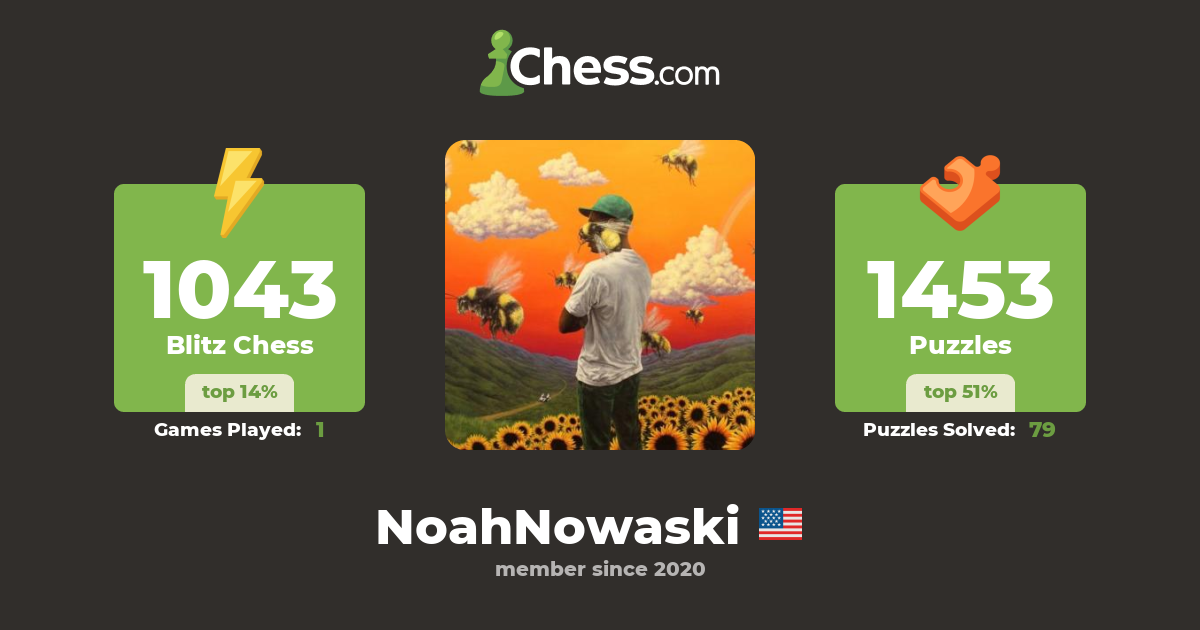 Noah Nowaski (NoahNowaski) - Chess Profile - Chess.com