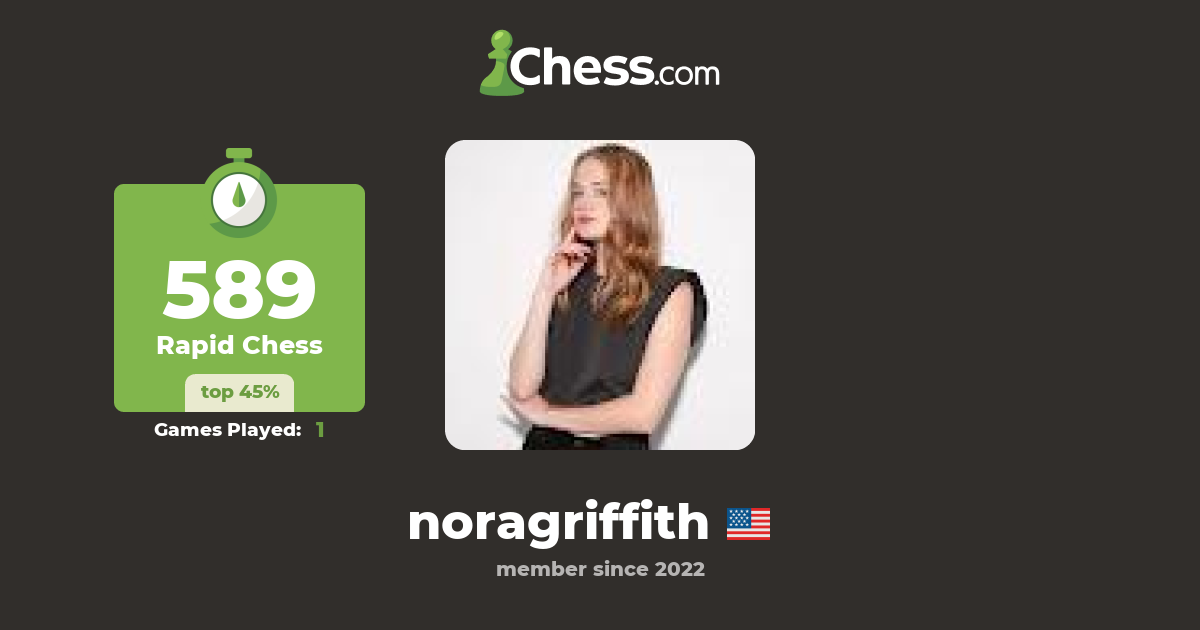 Nora Griffith (noragriffith) - Chess Profile - Chess.com