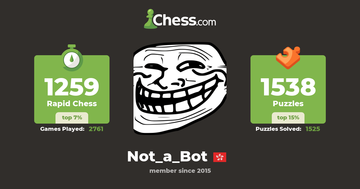 Not_a_Bot - Chess Profile - Chess.com