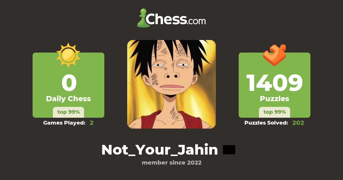 NotYourRusher (Not_Your_Jahin) - Chess Profile - Chess.com