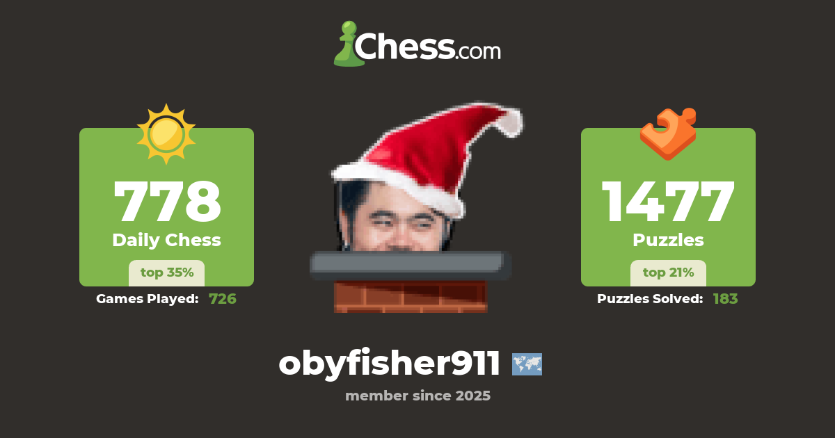 Whitty_Alien 👽 (obyfisher911) - Chess Profile - Chess.com
