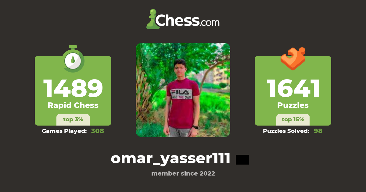 Omar Yasser (omar_yasser111) - Chess Profile - Chess.com