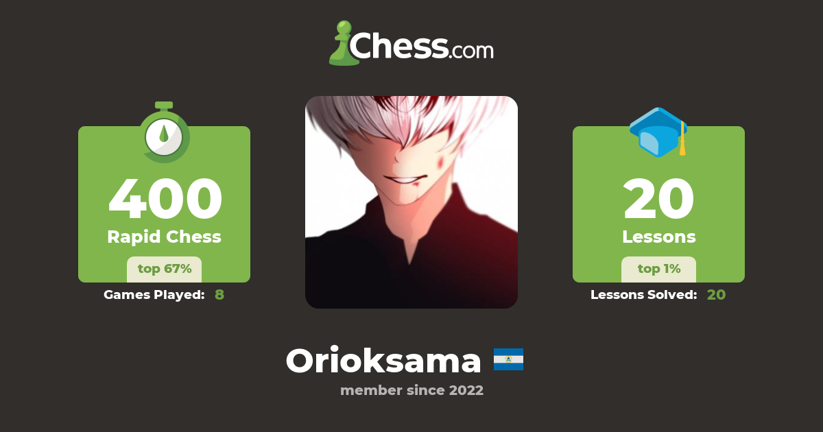 Orioksama - Chess Profile - Chess.com