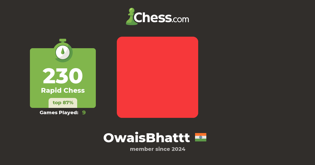 Owais Bhat (OwaisBhattt) - Chess Profile - Chess.com