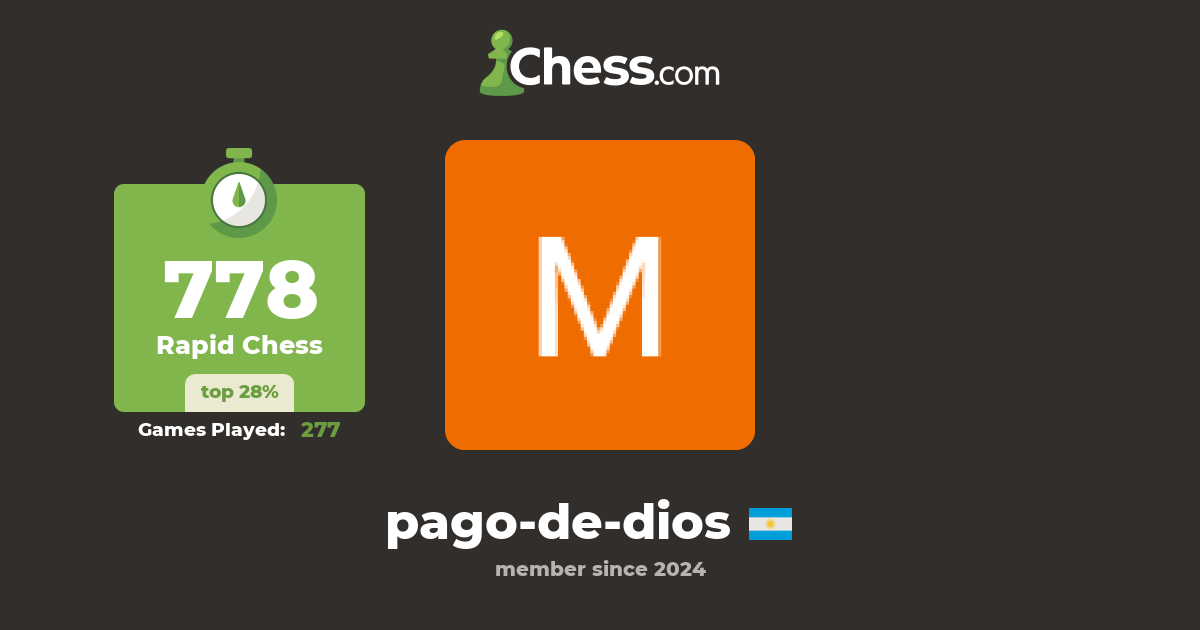 Mario Vaca (pago-de-dios) - Chess Profile - Chess.com