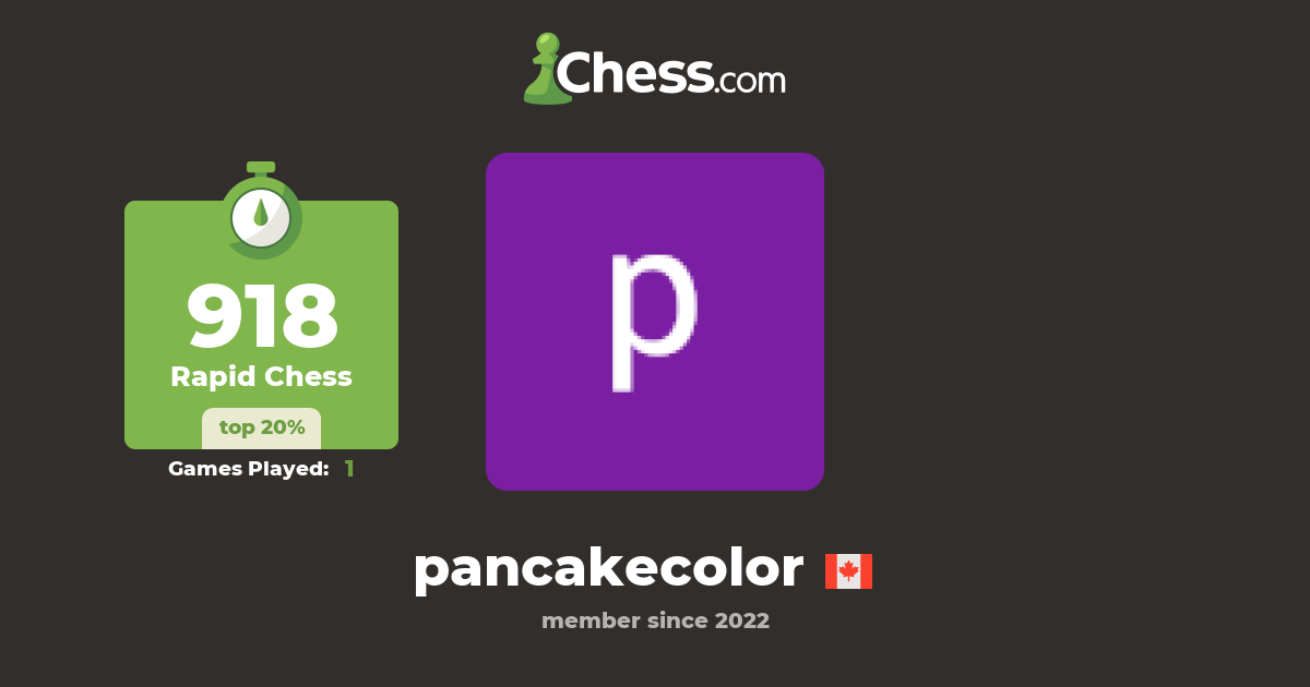pancake color (pancakecolor) - Chess Profile - Chess.com