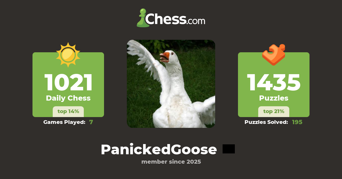 PanickedGoose - Chess Profile - Chess.com