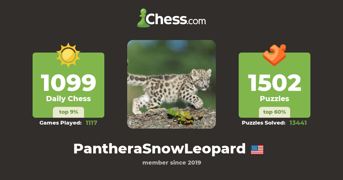 PantheraSnowLeopard - Chess Profile - Chess.com