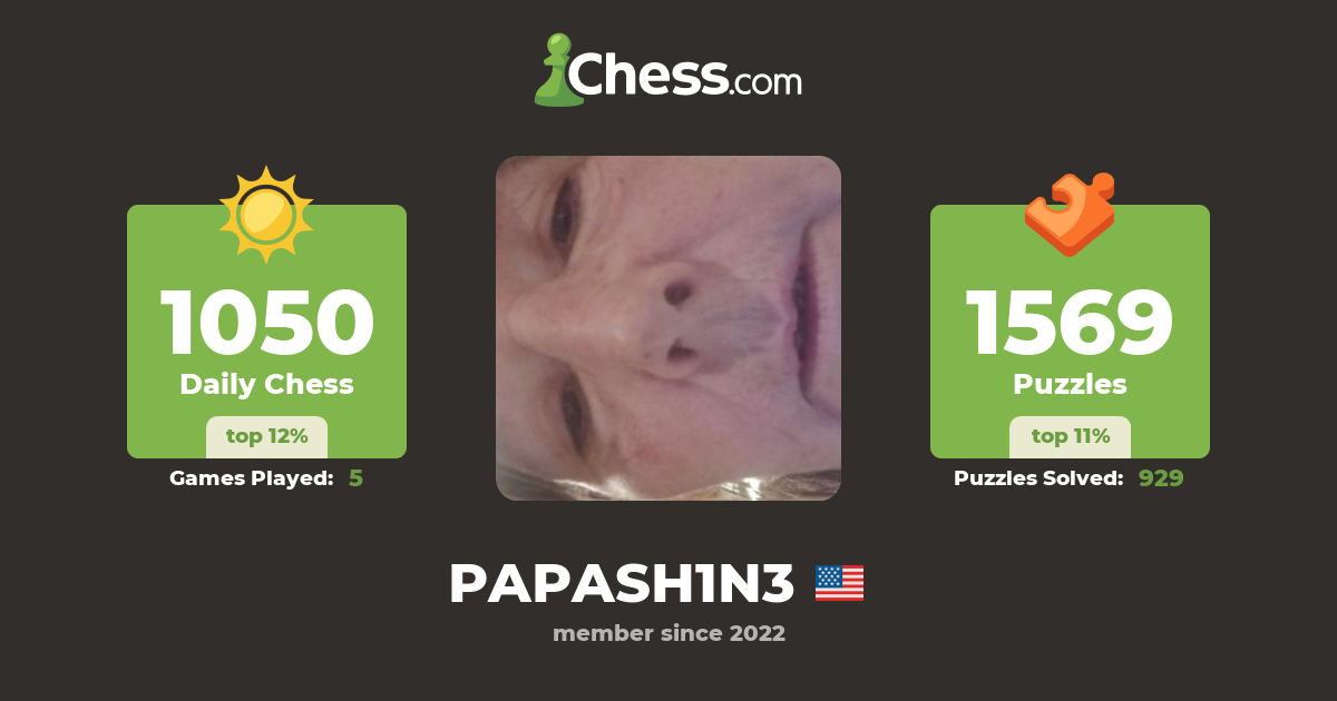 PAPASH1N3 - Chess Profile - Chess.com