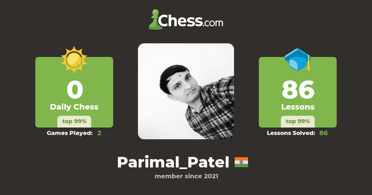 Parimal Jinja (Parimal_Patel) - Chess Profile - Chess.com
