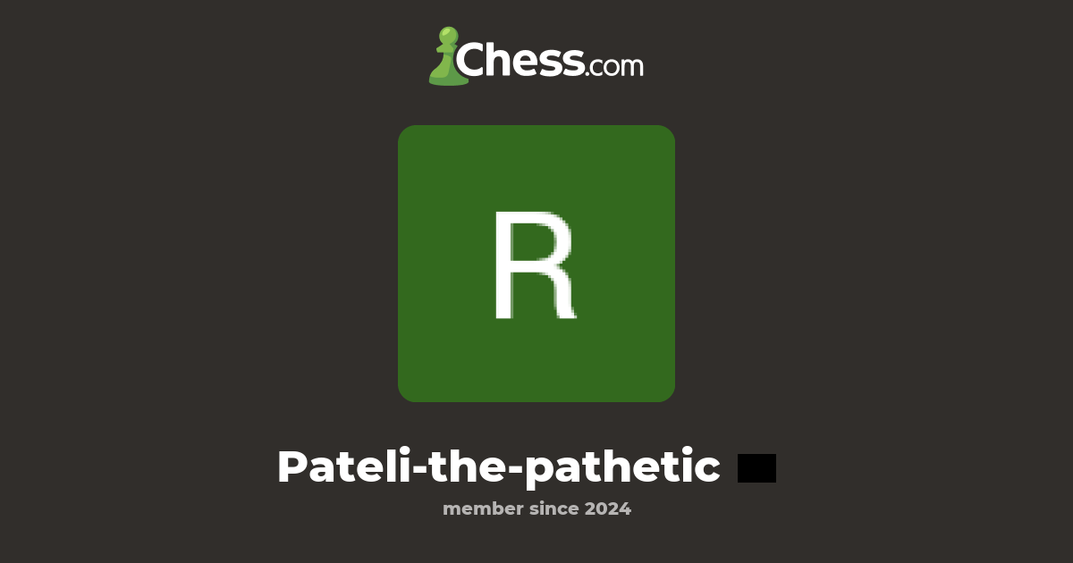 Ramon Bonache (Pateli-the-pathetic) - Chess Profile - Chess.com