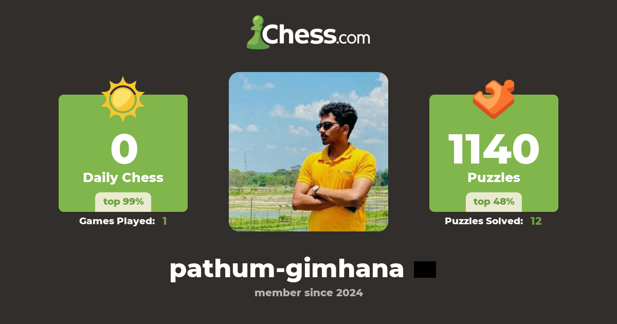 Pathum Gimhana (pathum-gimhana) - Chess Profile - Chess.com