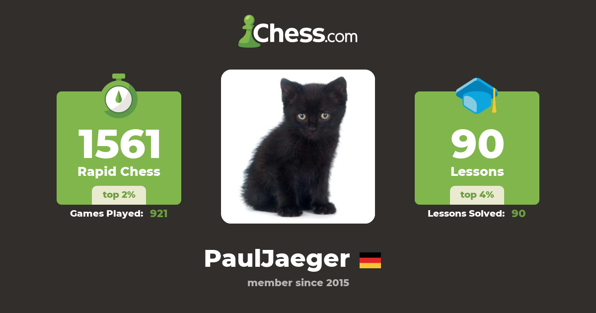 PaulJaeger - Chess Profile - Chess.com