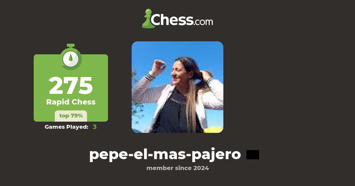 Yamila Cichilitti (pepe-el-mas-pajero) - Chess Profile - Chess.com
