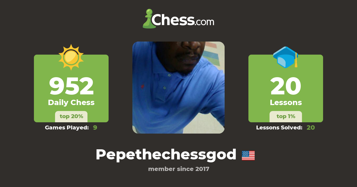 Pepe Morrison (Pepethechessgod) - Chess Profile - Chess.com