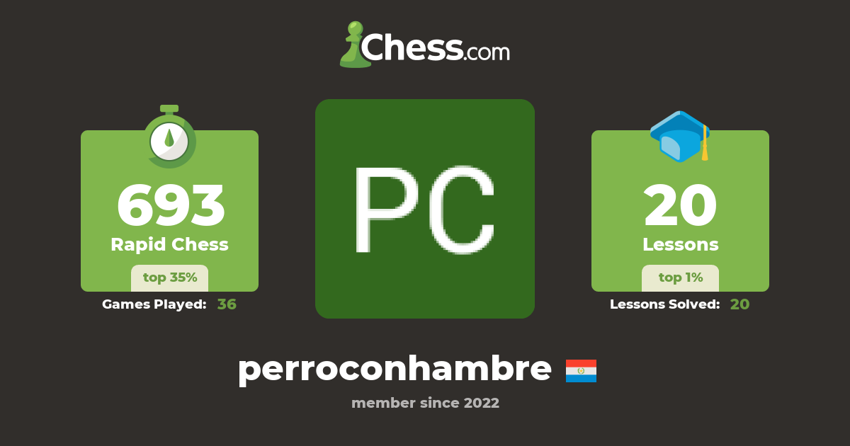 PC GAMER (perroconhambre) - Chess Profile - Chess.com
