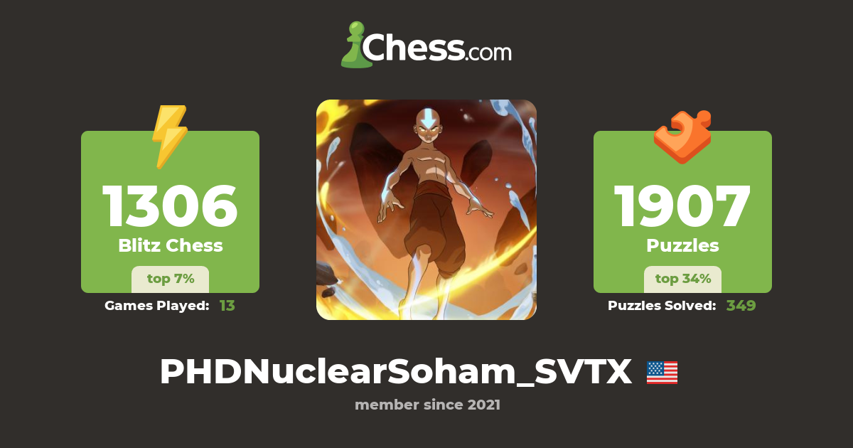 Soham Hiremath (PHDNuclearSoham_SVTX) - Chess Profile - Chess.com