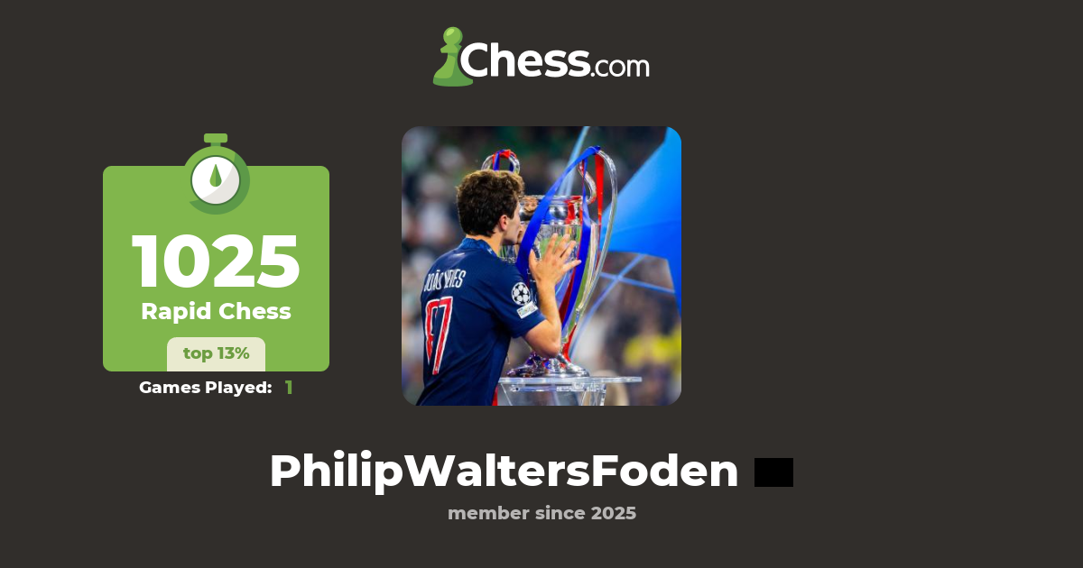 PhilipWaltersFoden - Chess Profile - Chess.com