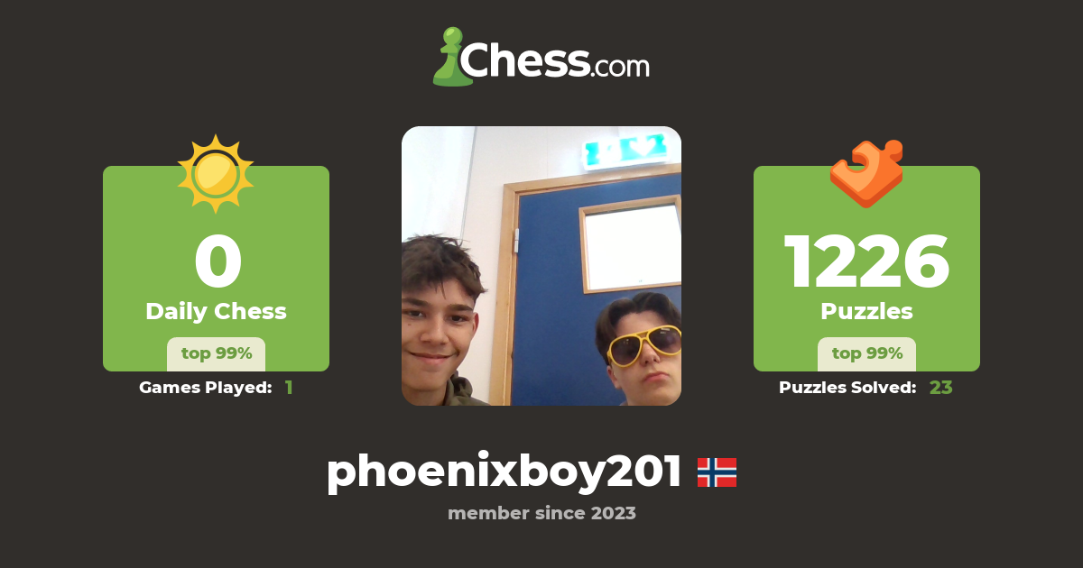 Phoenix Boy (phoenixboy201) - Chess Profile - Chess.com