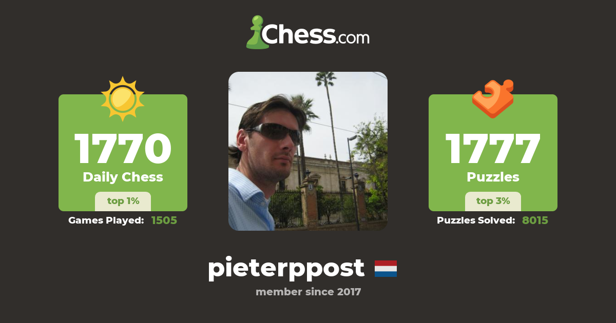 Pieter Post (pieterppost) - Chess Profile - Chess.com