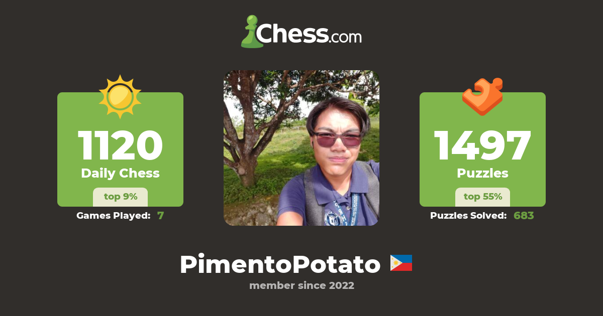 Jonathan Mallari (PimentoPotato) - Chess Profile - Chess.com
