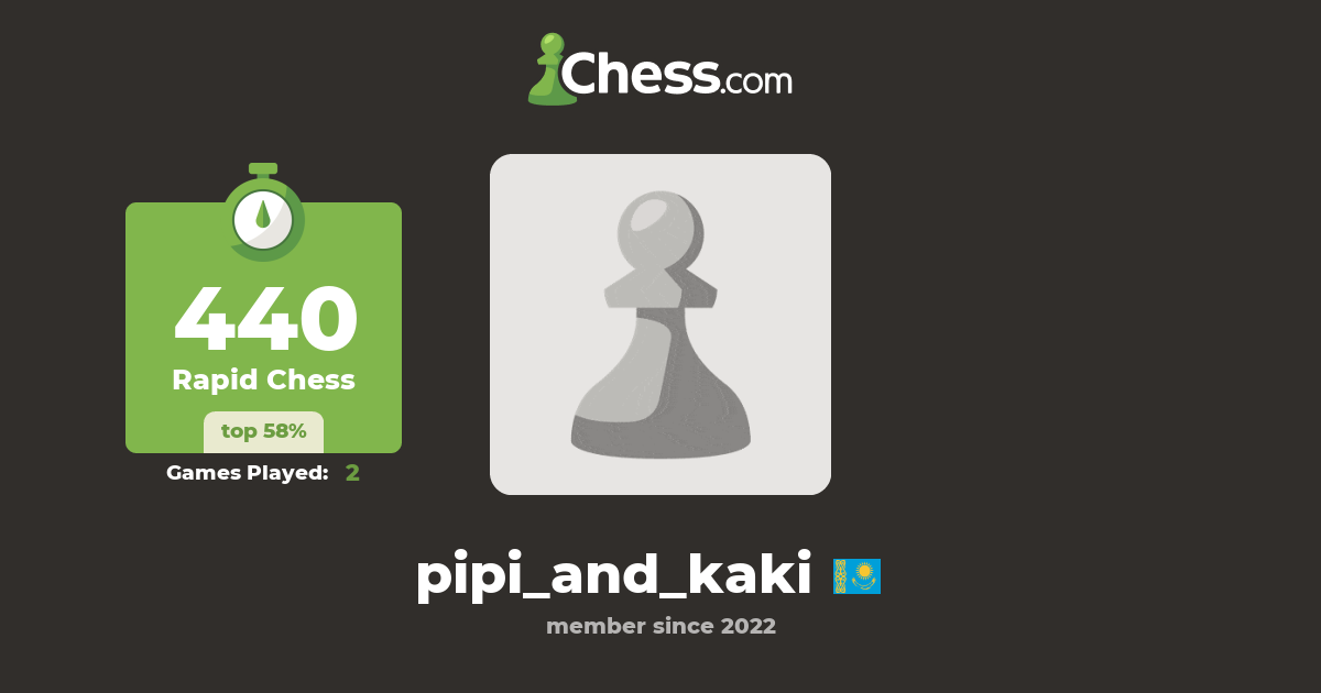 pipi_and_kaki - Chess Profile - Chess.com