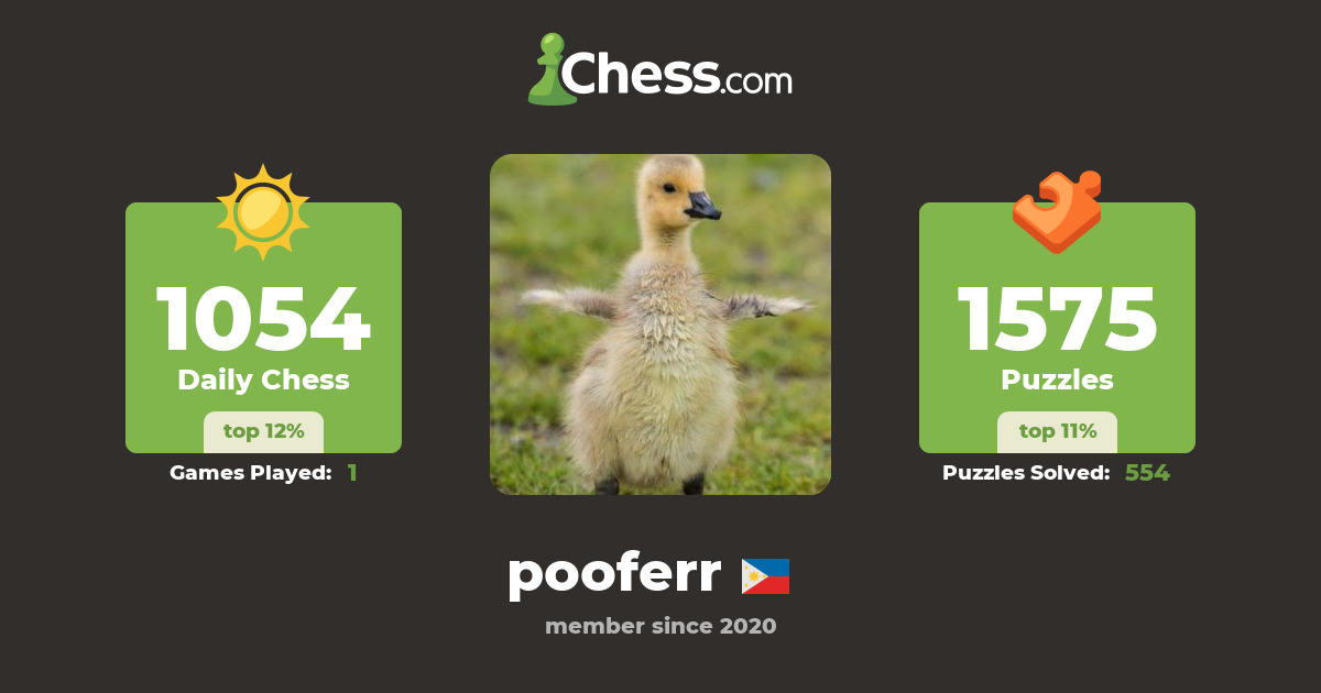 poofer poofer (pooferr) - Chess Profile - Chess.com