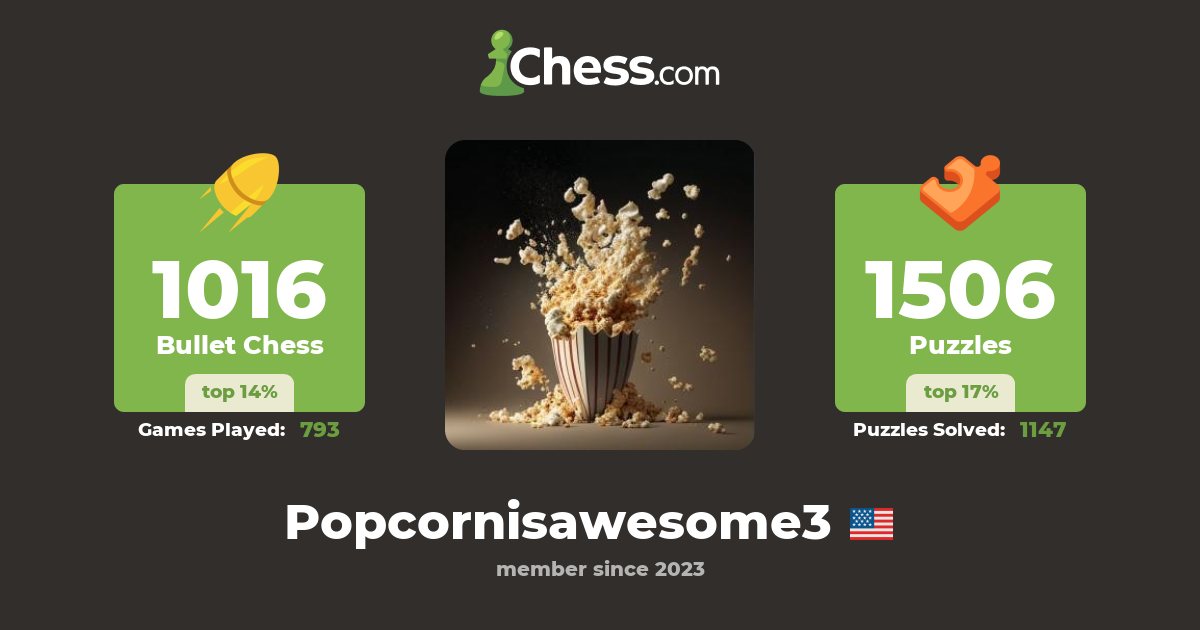 Popcornisawesome3 - Chess Profile - Chess.com