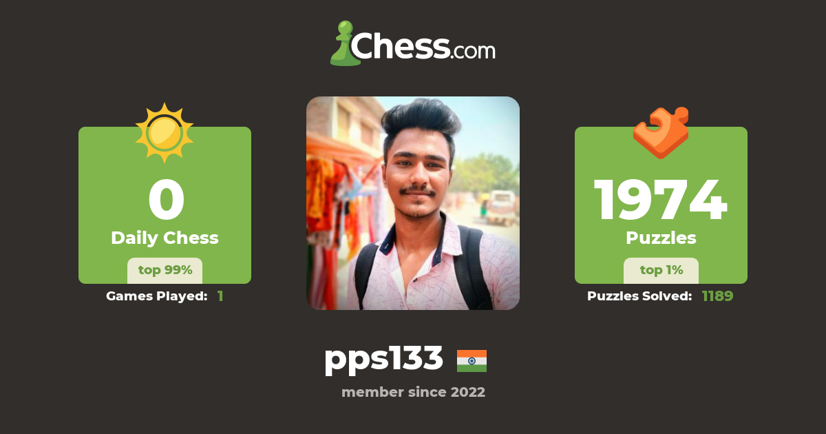Prajjwal Pratap Singh (pps133) - Chess Profile - Chess.com