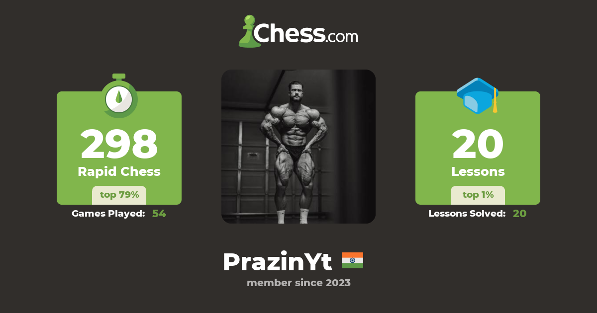 PRAZIN YT (PrazinYt) - Chess Profile - Chess.com