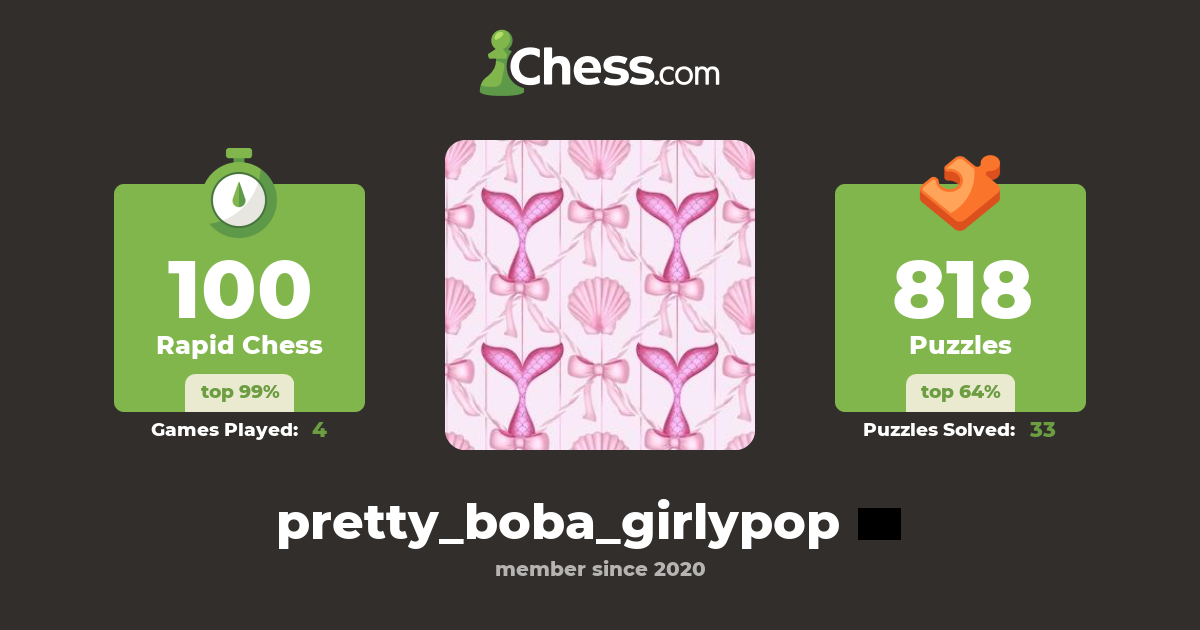 Josie Barlow (pretty_boba_girlypop) - Chess Profile - Chess.com