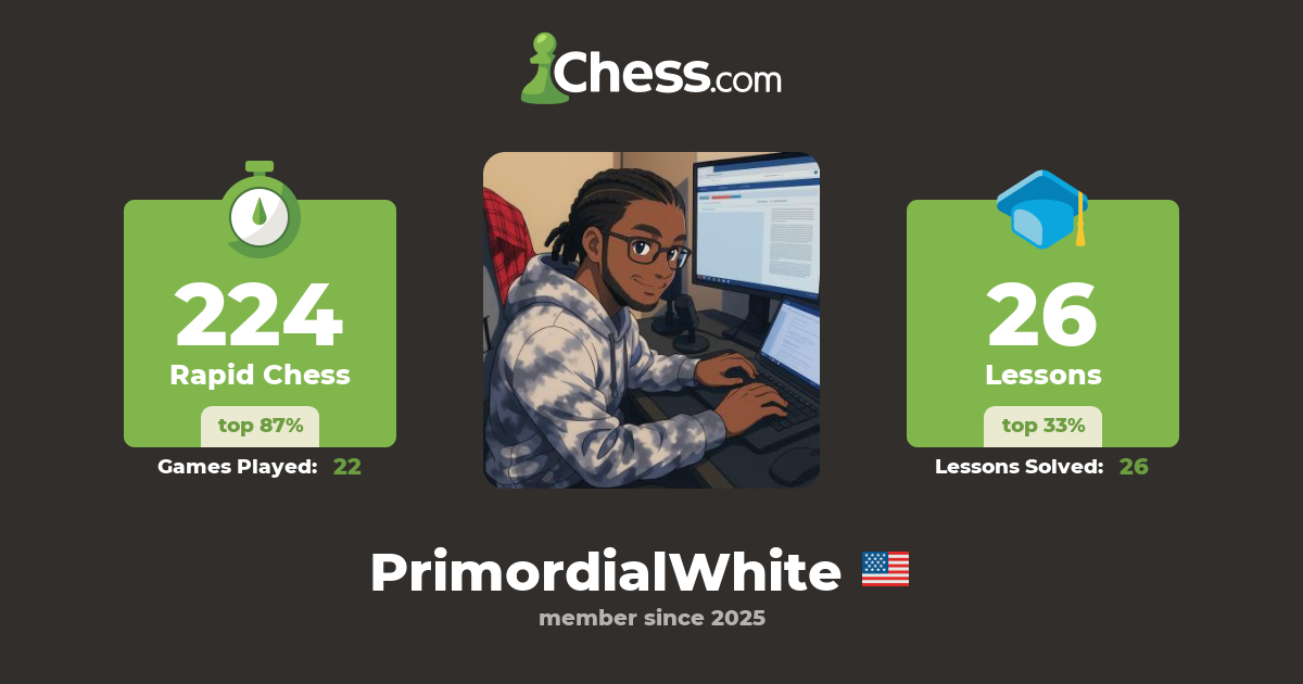 Marvin Hodge (PrimordialWhite) - Chess Profile - Chess.com