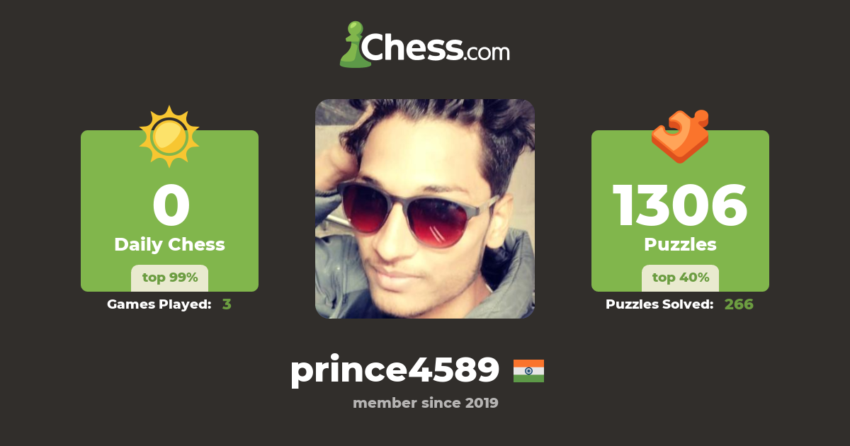 Prince Kumar (prince4589) - Chess Profile - Chess.com