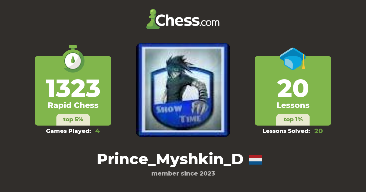 Show Time (Prince_Myshkin_D) - Chess Profile - Chess.com