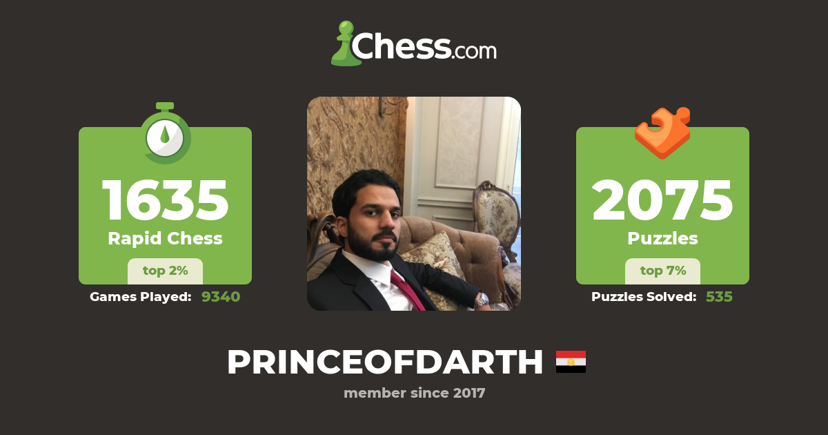 Anas Alkhateeb (PRINCEOFDARTH) - Chess Profile - Chess.com