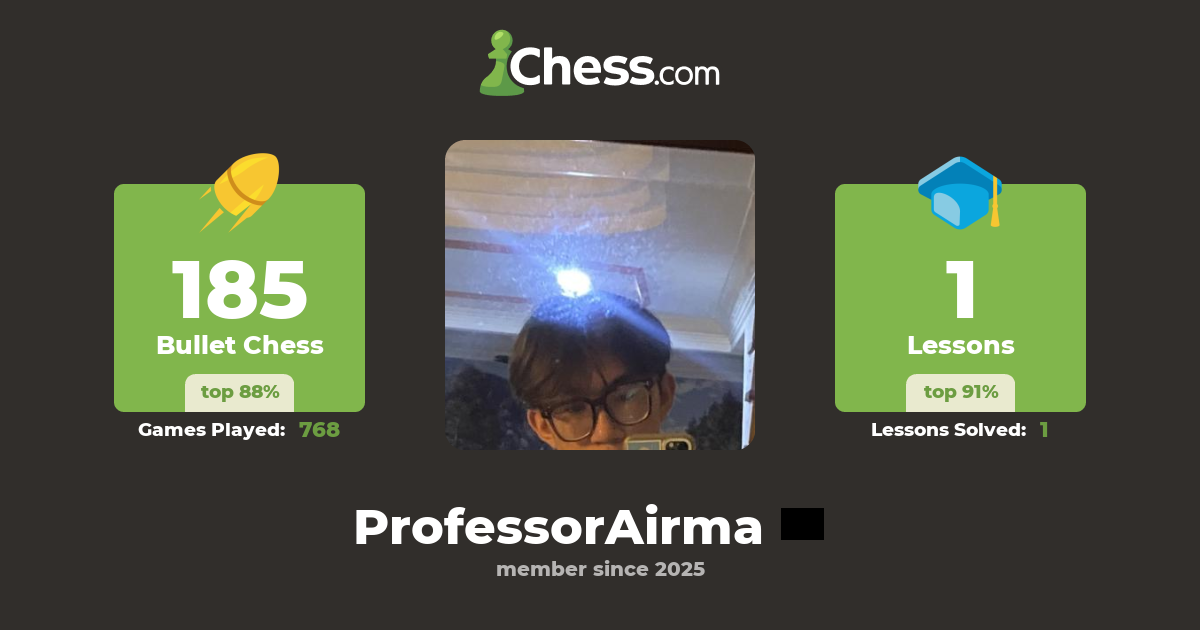ProfessorAirma - Chess Profile - Chess.com