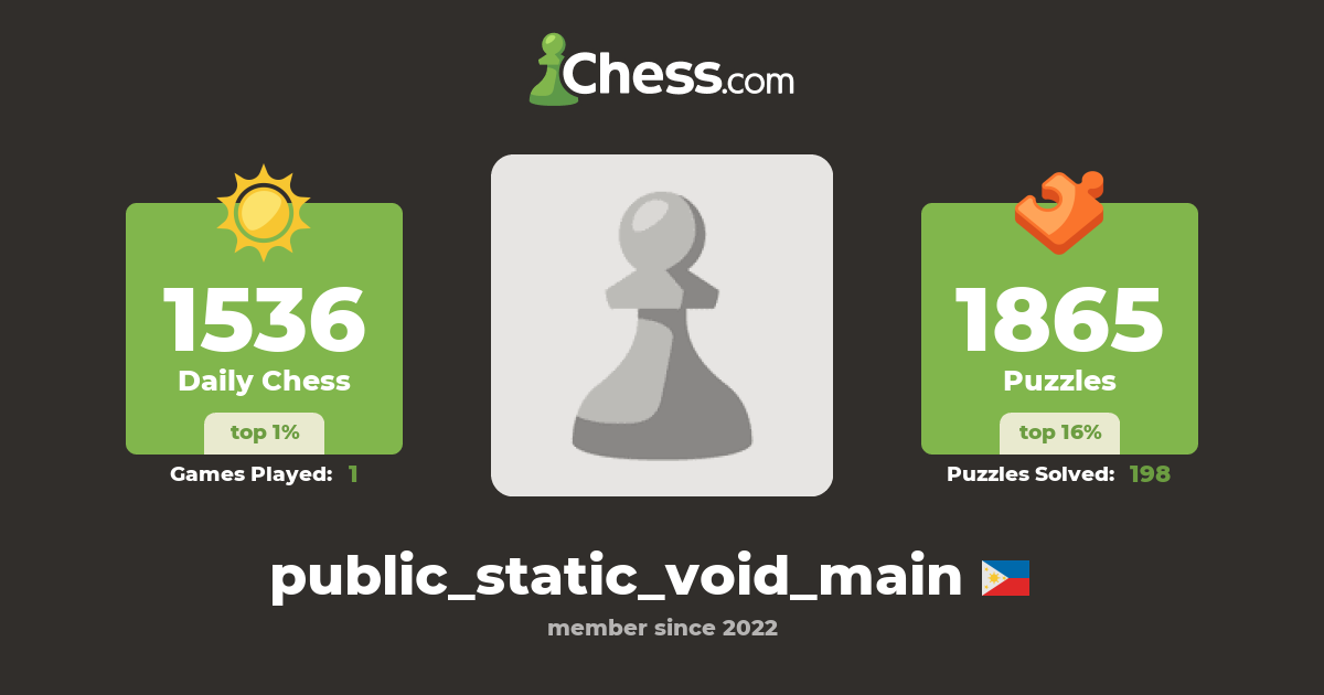 public_static_void_main - Chess Profile - Chess.com