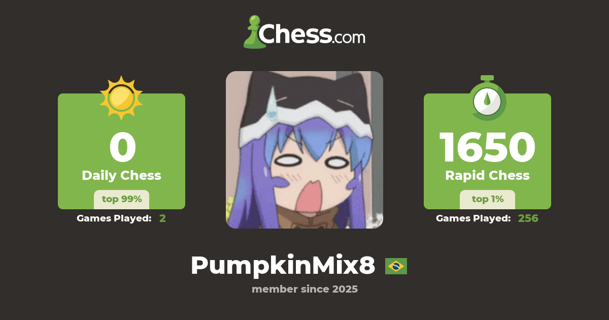 PumpkinMix8 - Chess Profile - Chess.com