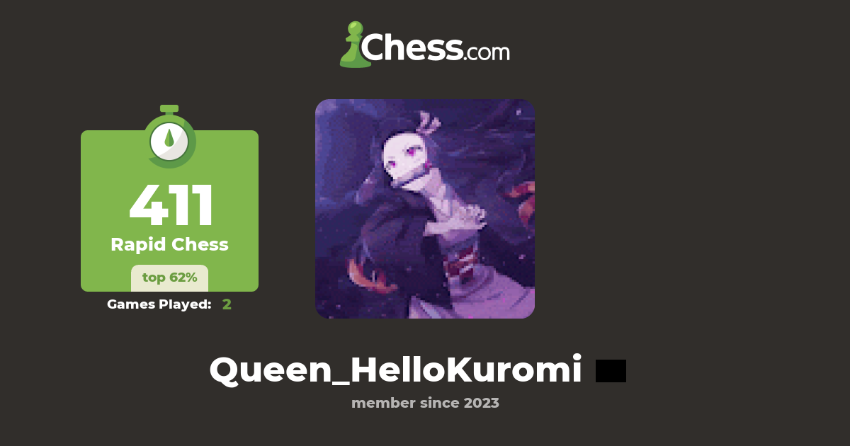 Jesselle Muhammad (Queen_HelloKuromi) - Chess Profile - Chess.com