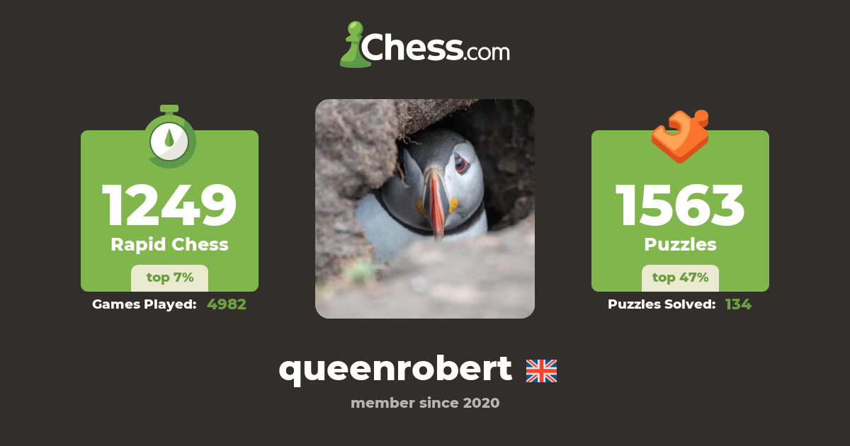 Robert O'Leary (queenrobert) - Chess Profile - Chess.com