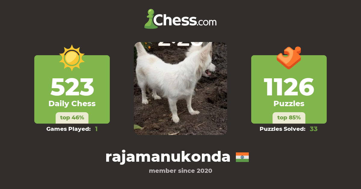Raja Manukonda (rajamanukonda) - Chess Profile - Chess.com