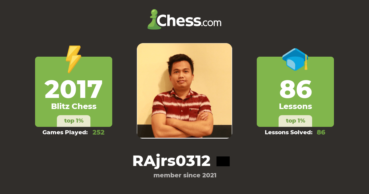 RONALD ALLAN BARCELON (RAjrs0312) - Chess Profile - Chess.com