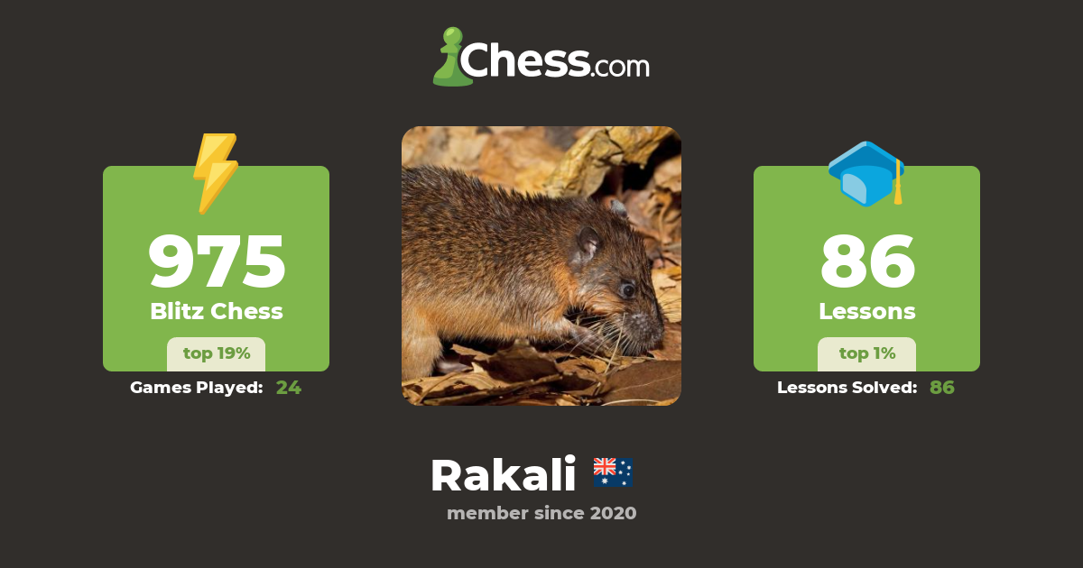 Rakali - Chess Profile - Chess.com