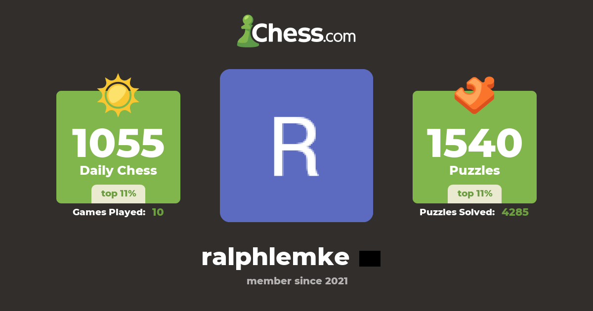 Ralph Lemke (ralphlemke) - Chess Profile - Chess.com